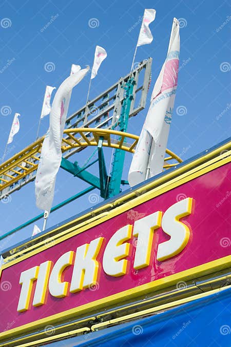 Ticket booth at the fair stock photo. Image of outdoors - 22496874