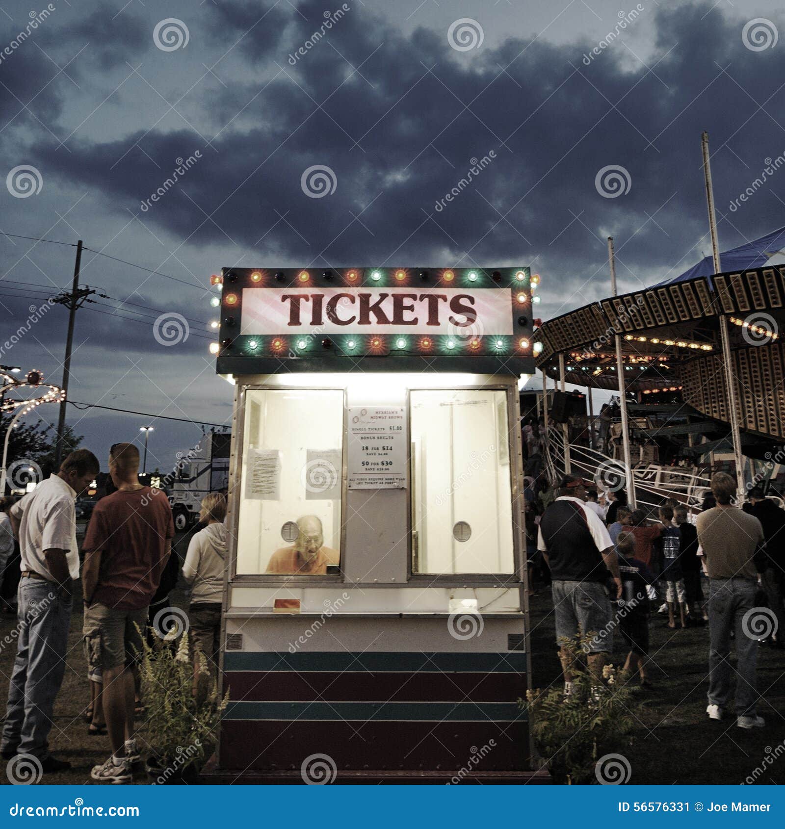 Ticket Booth editorial photo. Image of rides, attraction - 56576331
