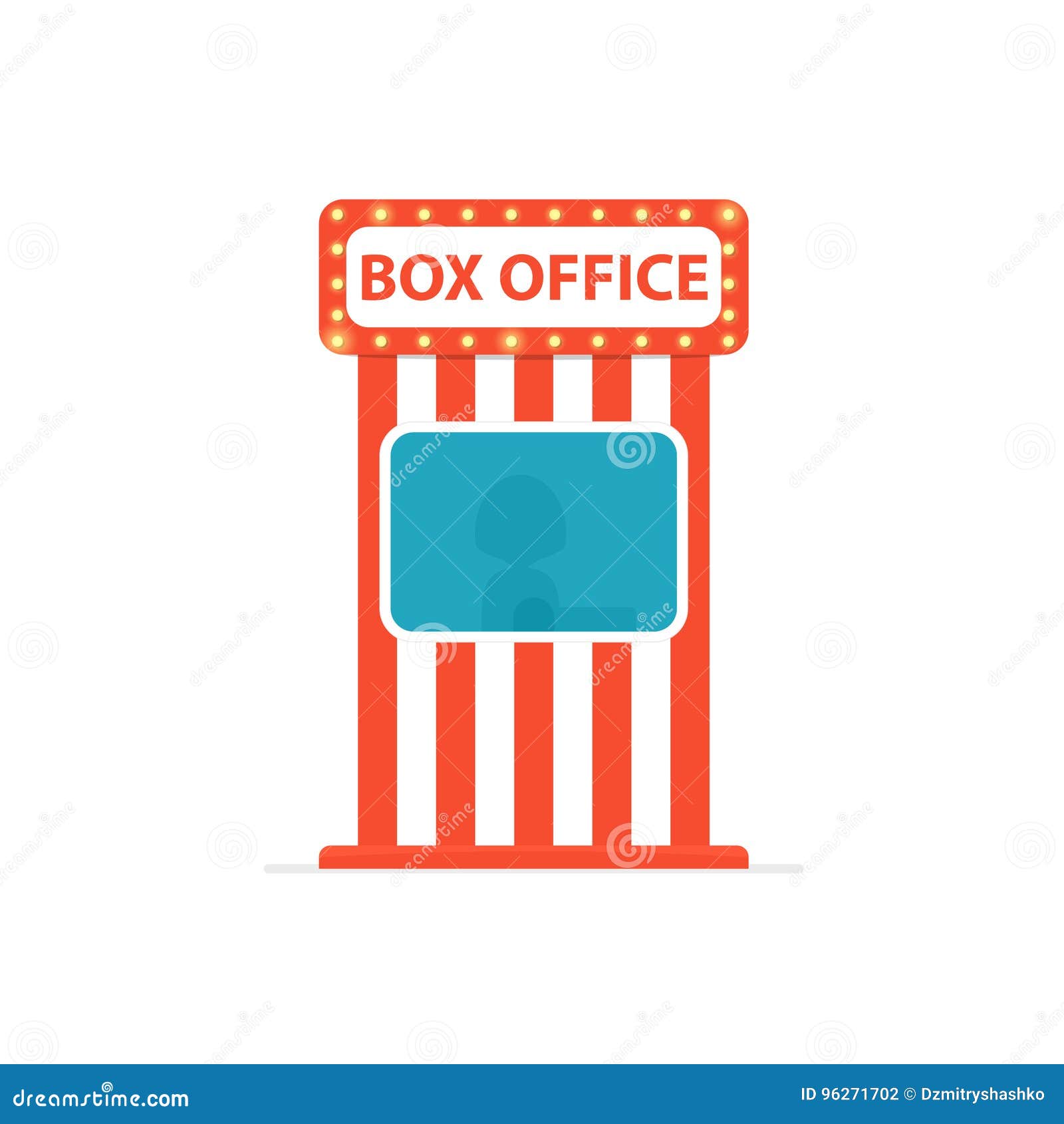 Ticket box office stock vector. Illustration of background - 96271702