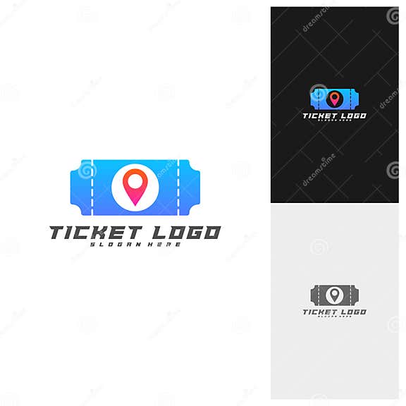 Ticket Center Logo Template Design Vector, Creative Design, Icon Symbol ...