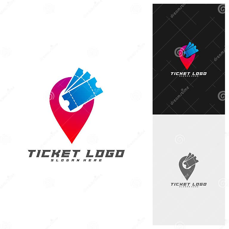 Ticket Center Logo Template Design Vector, Creative Design, Icon Symbol ...