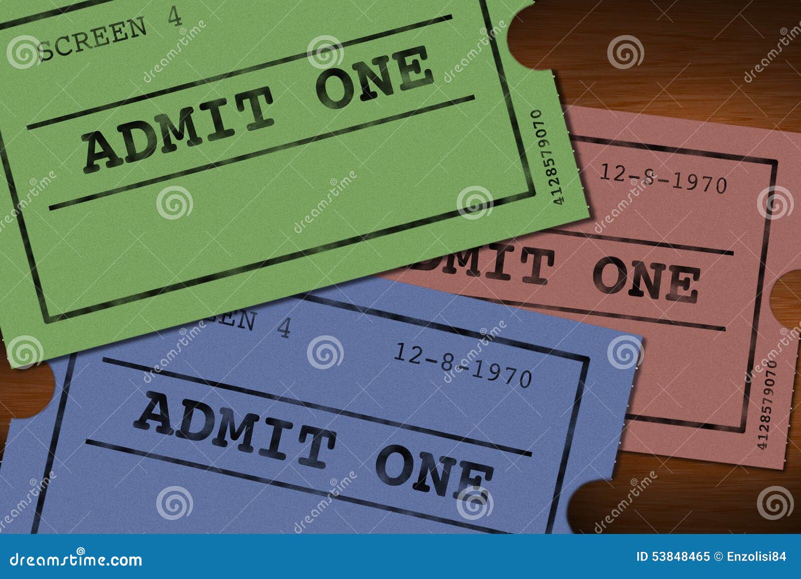 Ticket cinema stock illustration. Illustration of seat - 53848465