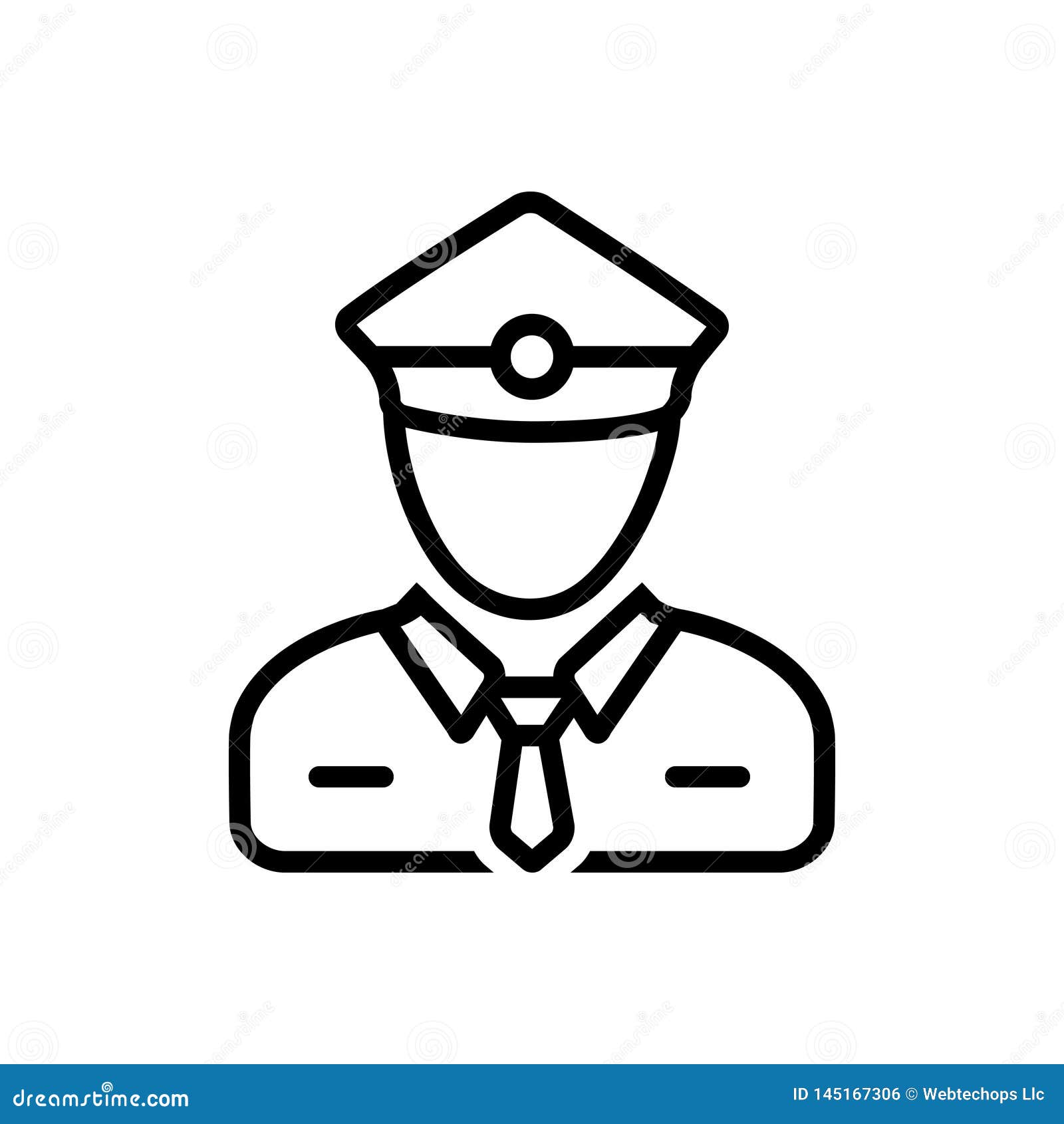 Ticket Collector Icon Vector Sign And Symbol Isolated On White ...