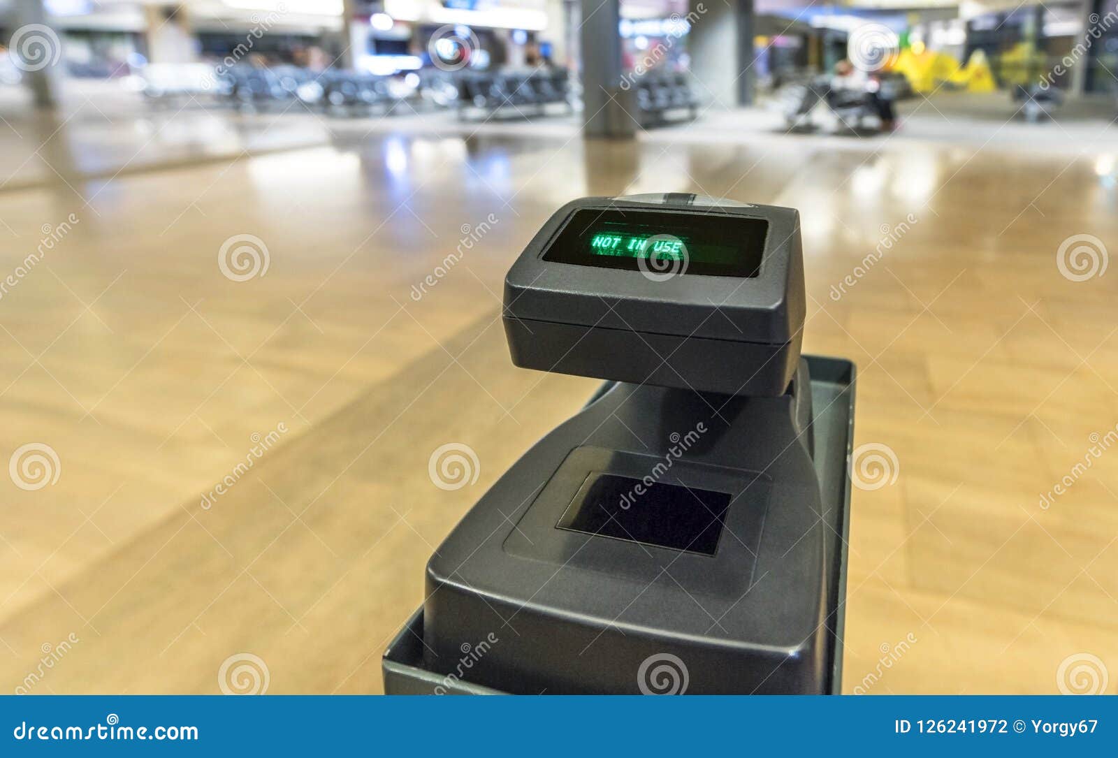 Ticket control device stock photo. Image of device, flight - 126241972