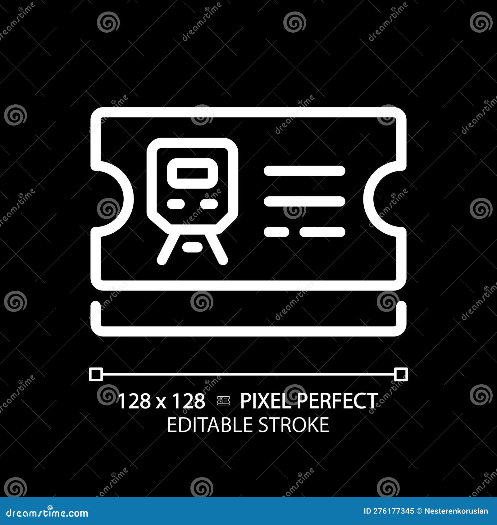 Ticket Control Pixel Perfect White Linear Icon for Dark Theme Stock ... Ticket Control Pixel Perfect White Linear Icon for Dark Theme Stock ...