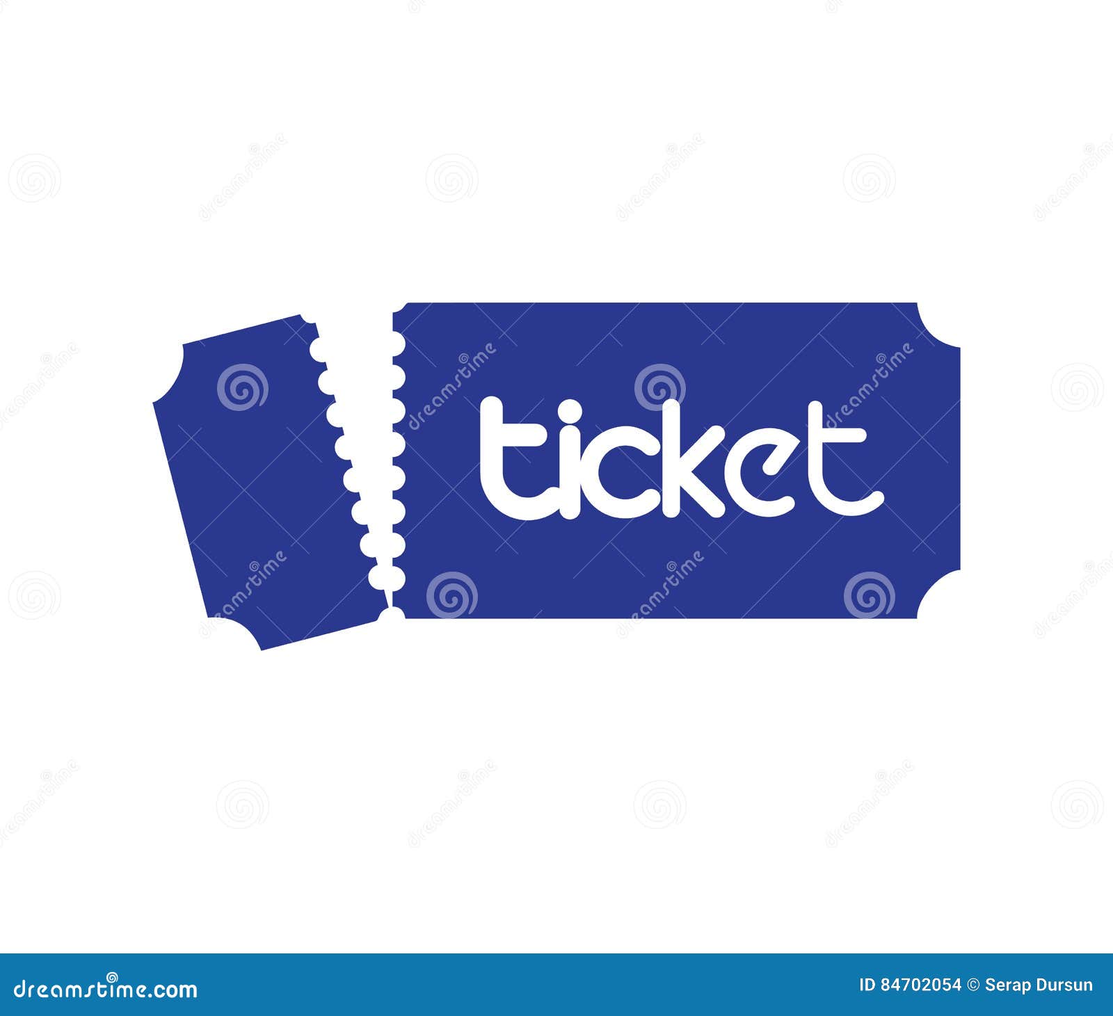 Ticket Design Concept stock vector. Illustration of lottery - 84702054