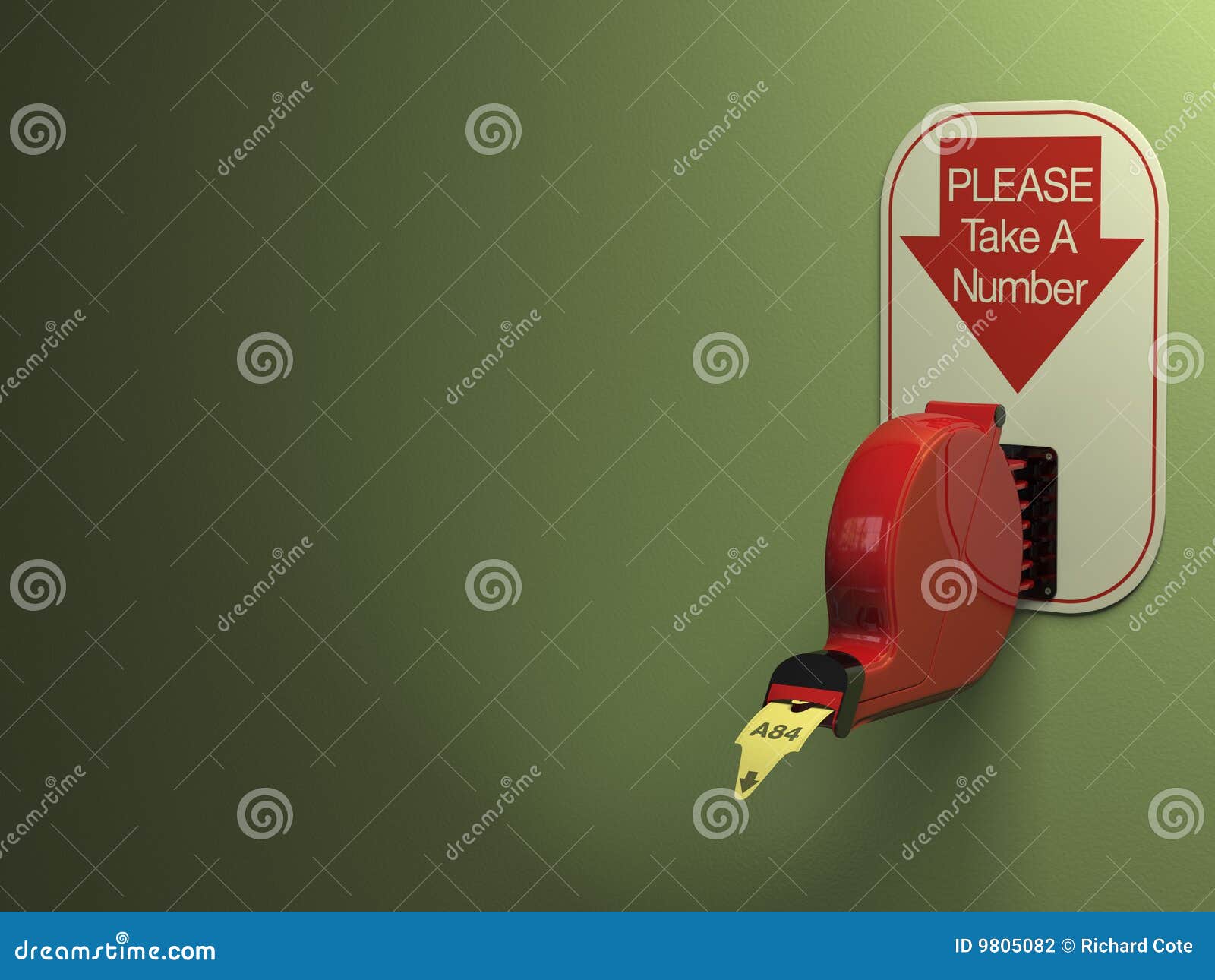 Ticket Dispenser Royalty-Free Stock Image | CartoonDealer.com #7863736