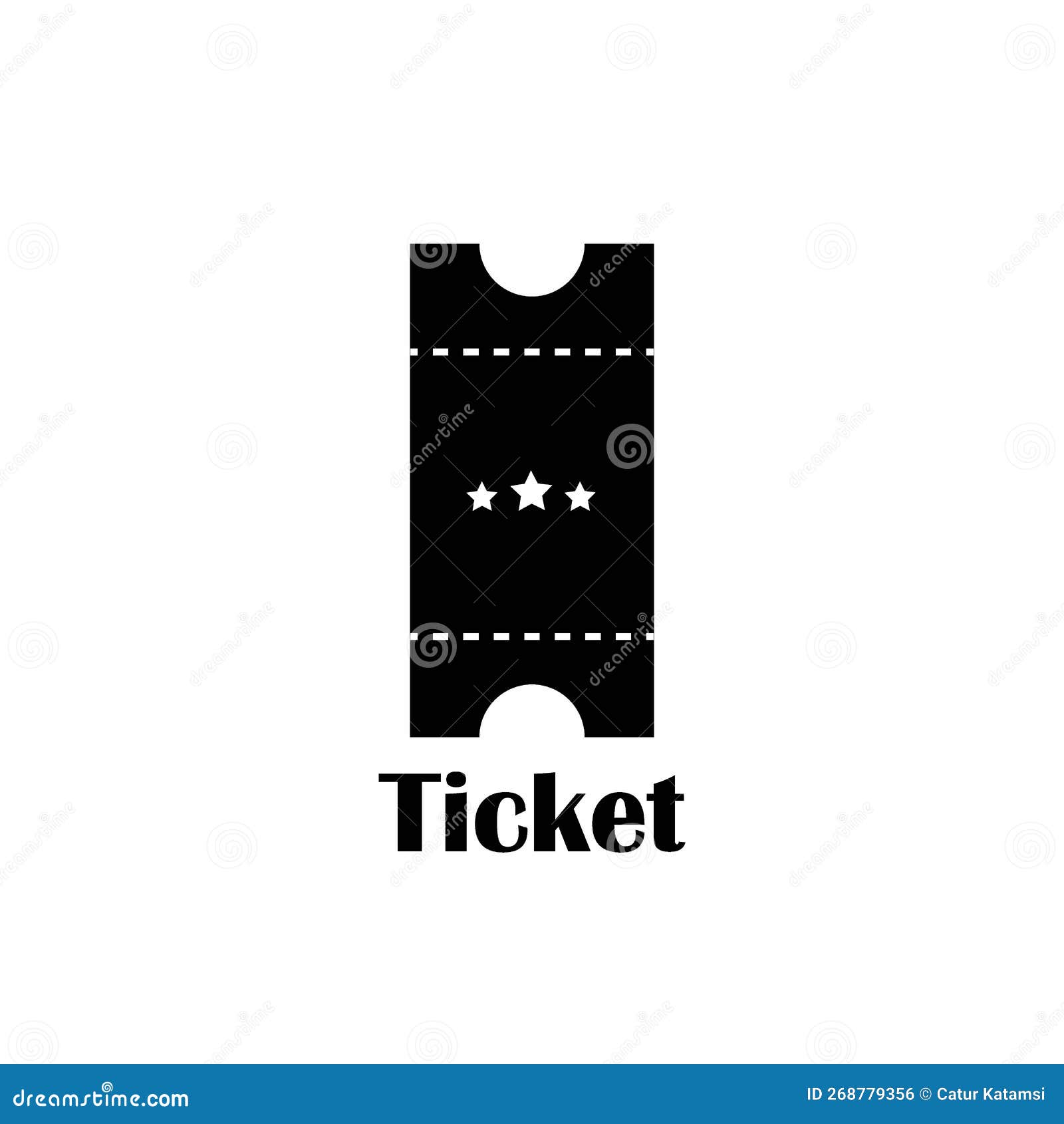 Ticket Icon Logo Vector Design Template Stock Illustration ...