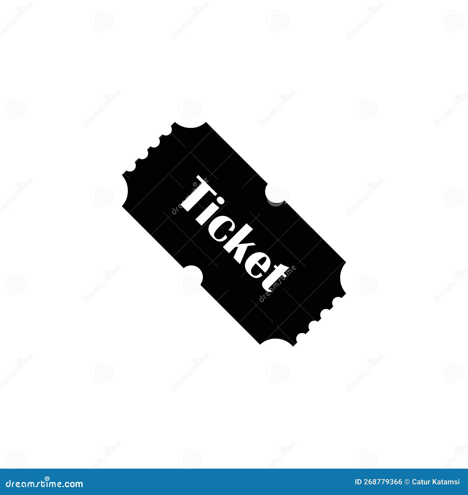 Ticket Icon Logo Vector Design Template Stock Illustration ...