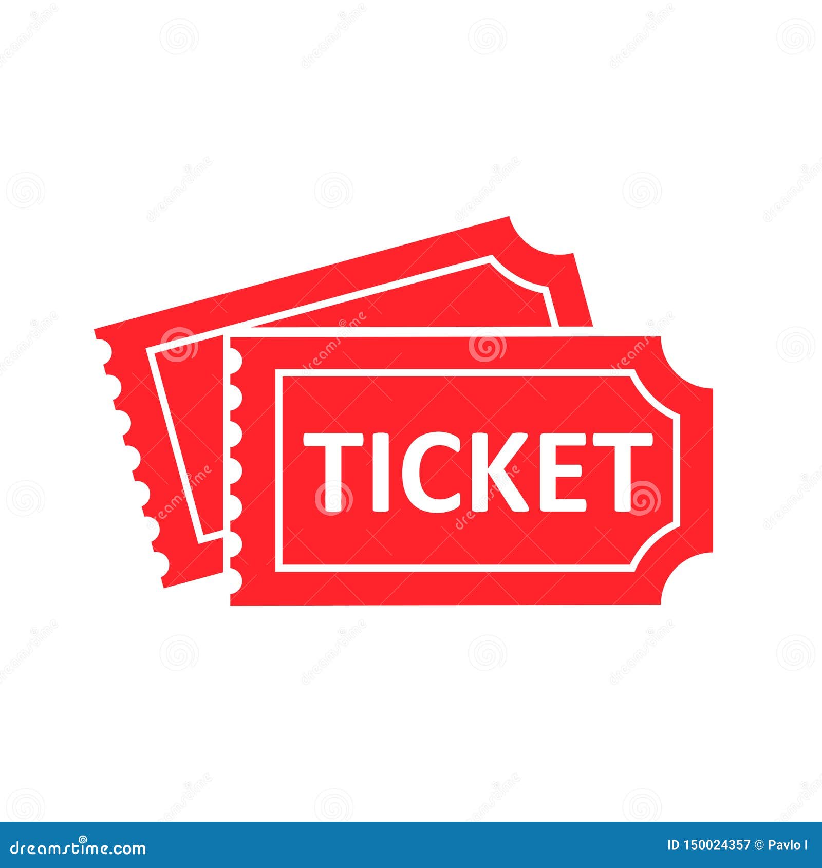 Ticket Icons Sign â€“ Vector Stock Vector - Illustration of lottery ...