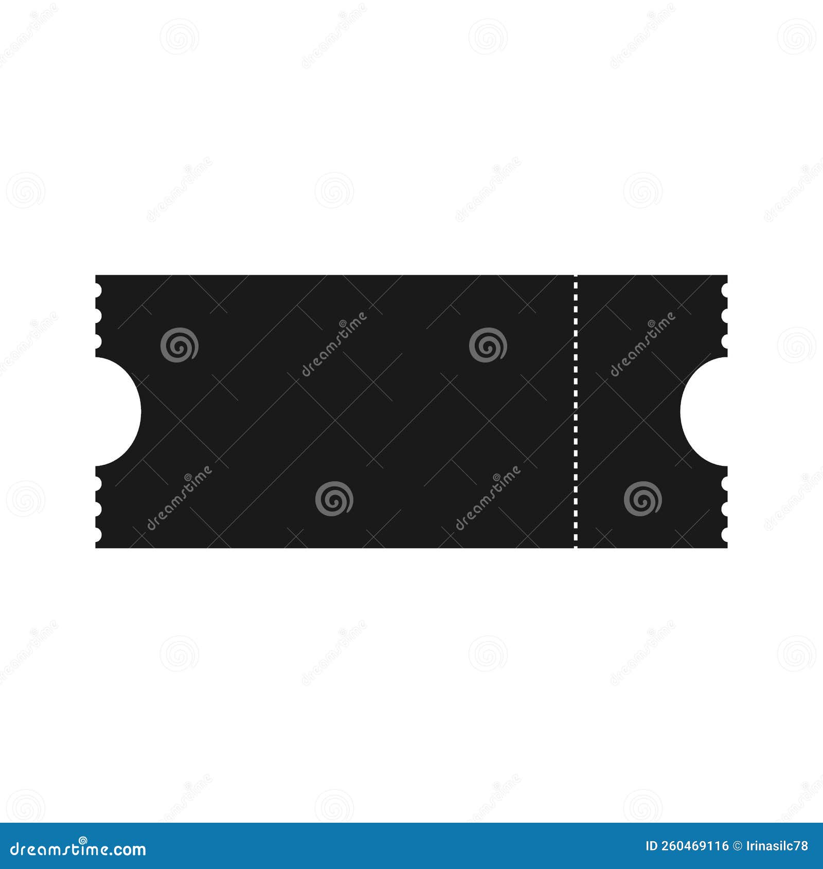 Ticket line art stock vector. Illustration of line, graphic - 260469116