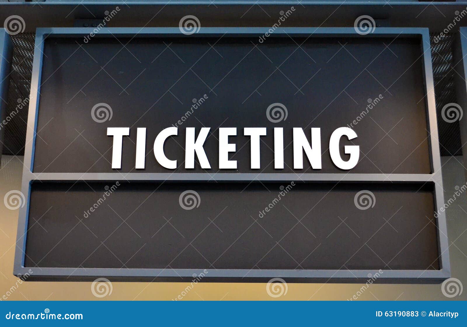 Ticket Line Sign stock image. Image of signage, board - 63190883