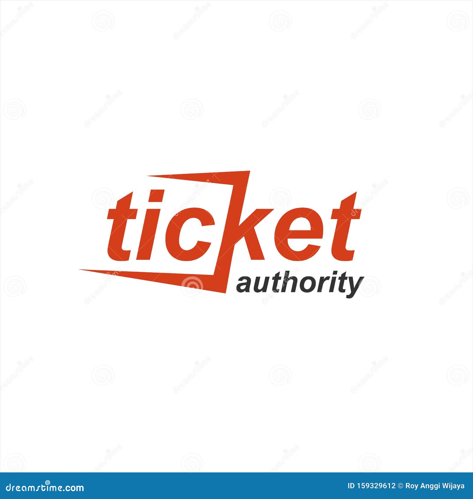 Ticket Logo Design Inspiration Concept and Idea Stock Vector ...