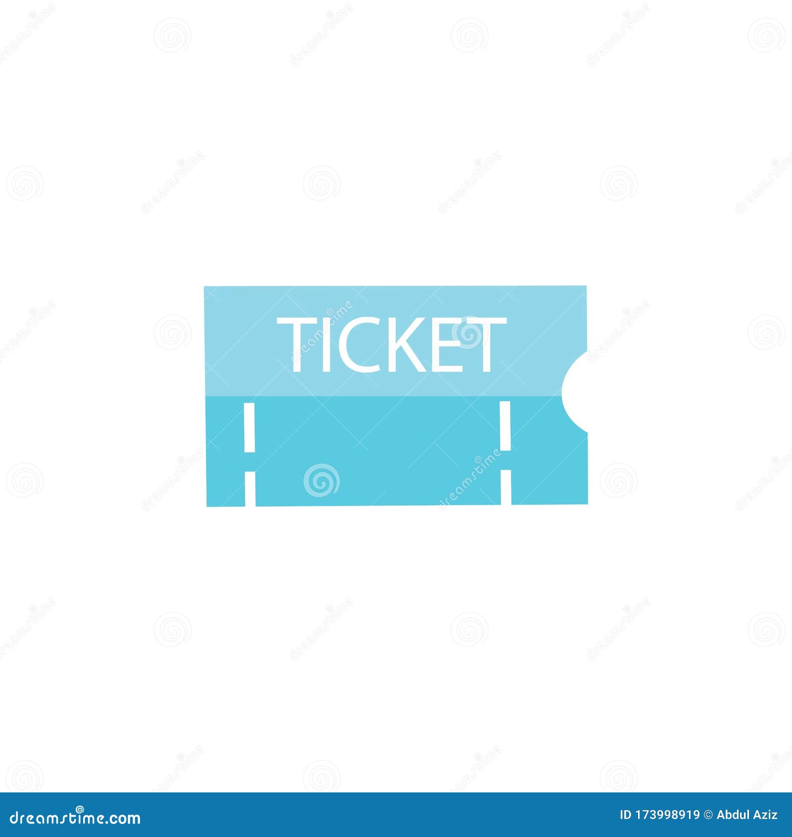 Ticket logo vector stock vector. Illustration of fast - 173998919