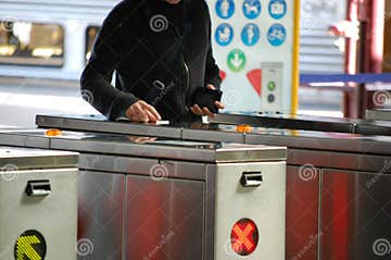 Ticket Machine at Train Station Stock Image - Image of railway ...