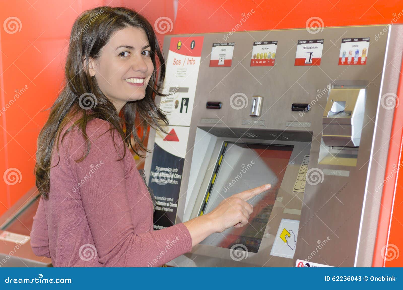 Ticket Machine stock image. Image of business, coin, display - 62236043