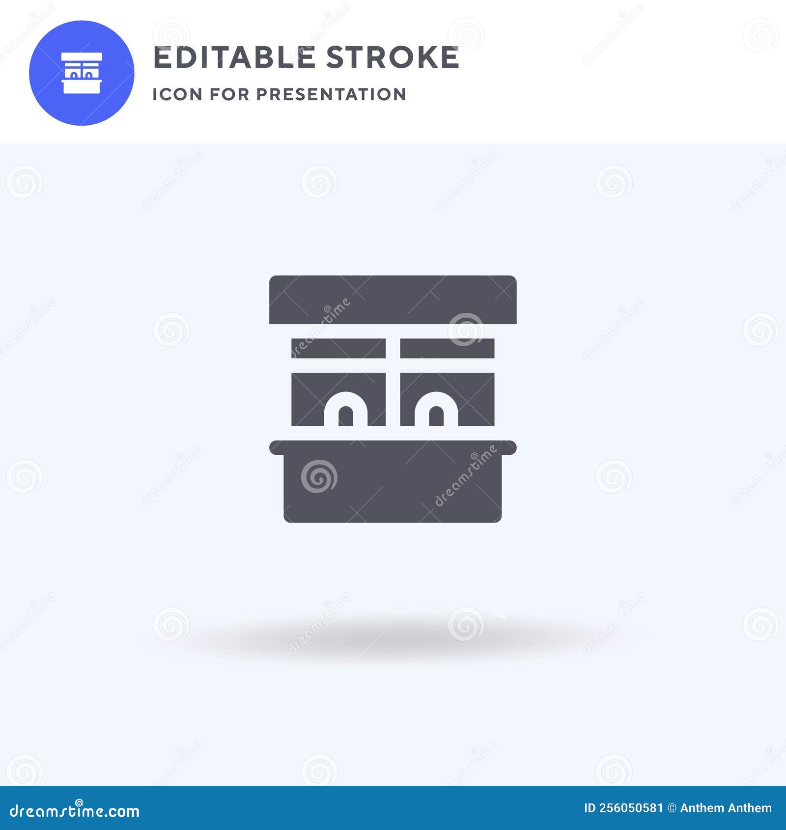 Ticket Office Icon Vector, Filled Flat Sign, Solid Pictogram Isolated ...