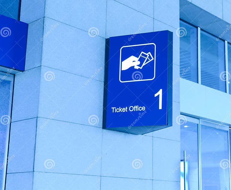 Ticket office sign stock image. Image of sell, ticket - 28583313