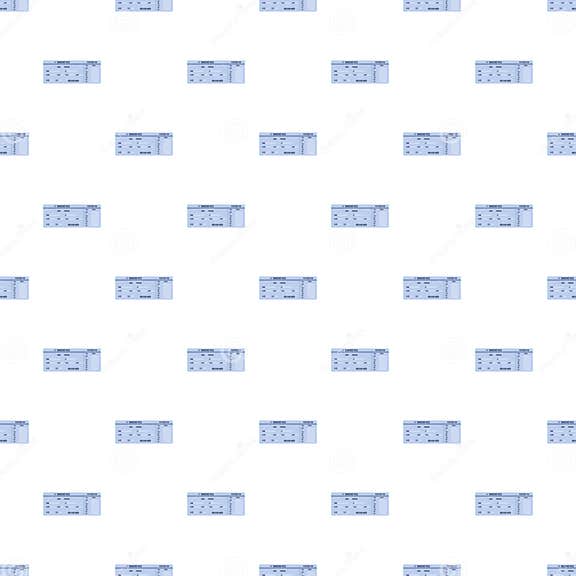Ticket Pattern Seamless Vector Stock Vector - Illustration of boarding ...