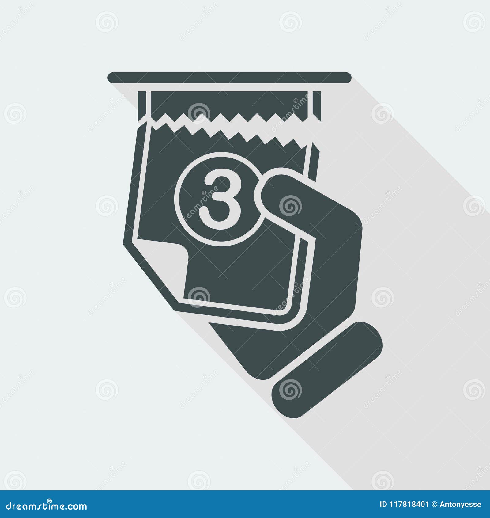 Ticket queue icon stock vector. Illustration of queue - 117818401