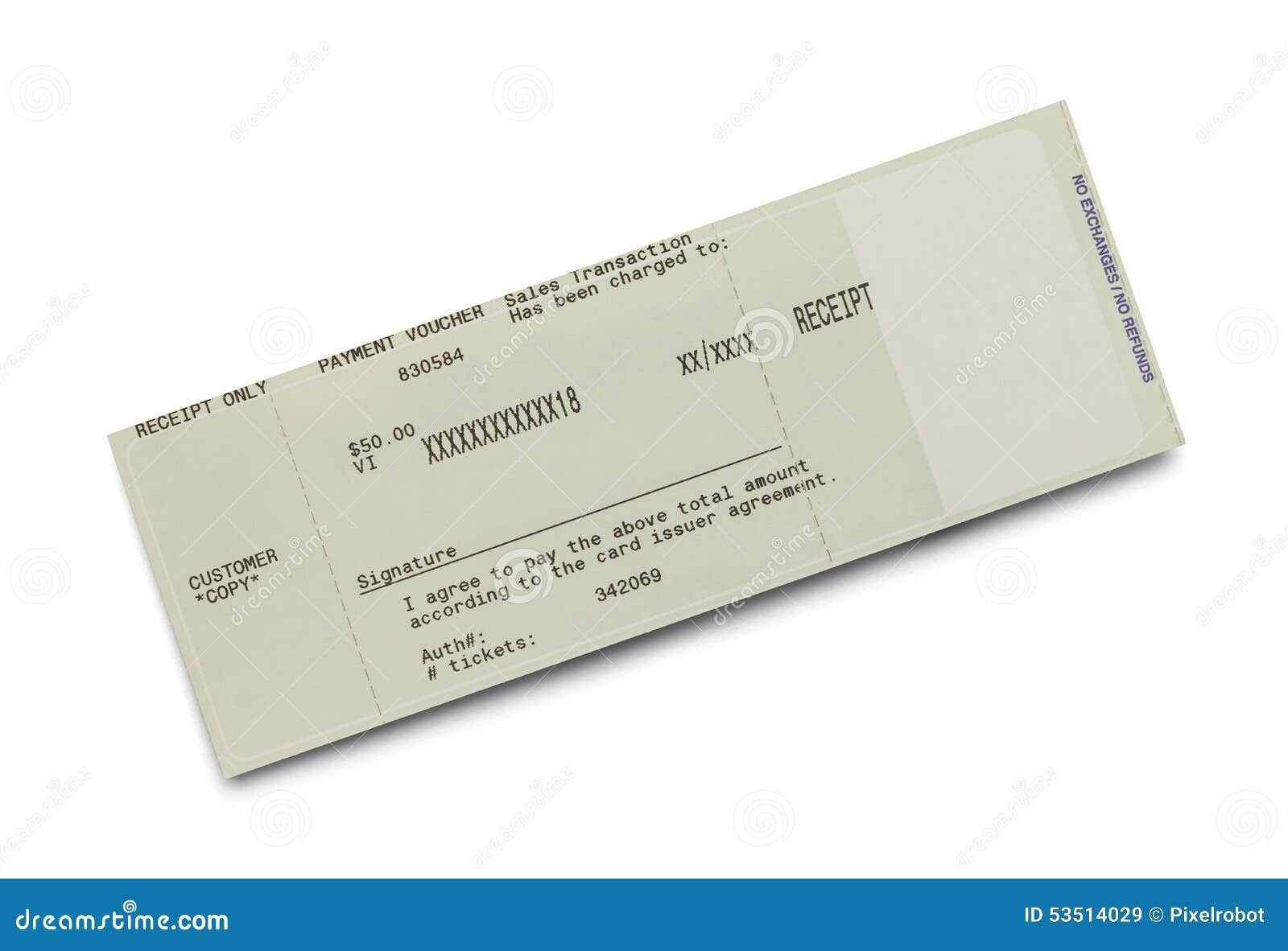 Ticket Receipt stock image. Image of circus, crumpled - 53514029