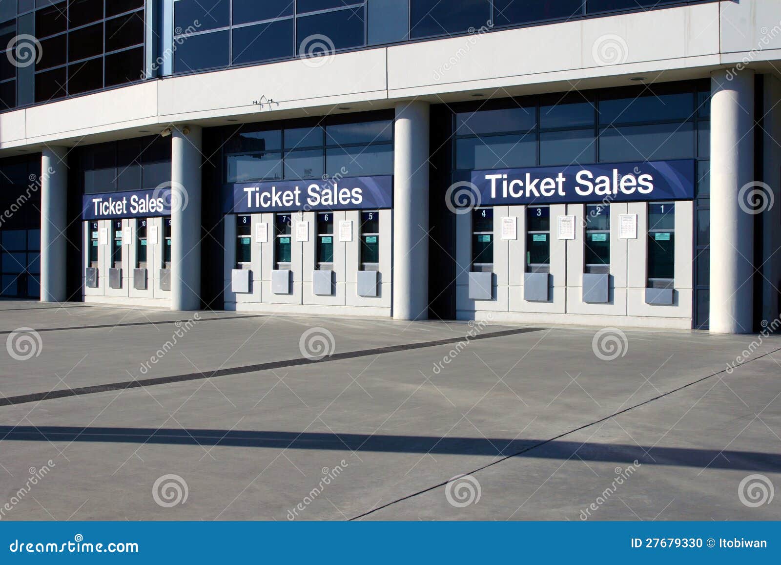 Ticket Sales stock photo. Image of column, three, counter - 27679330