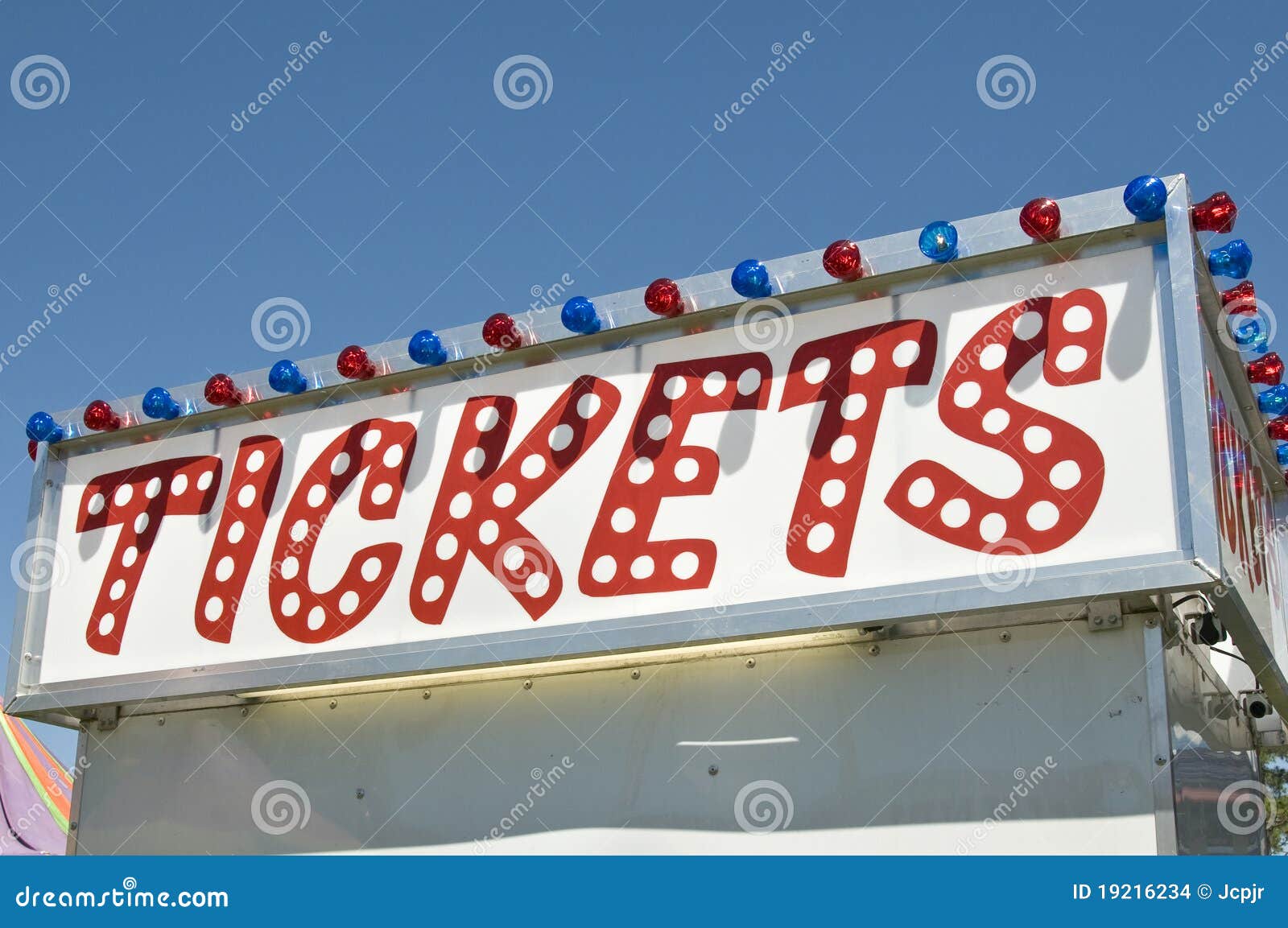 Ticket sign stock photo. Image of business, recreation - 19216234