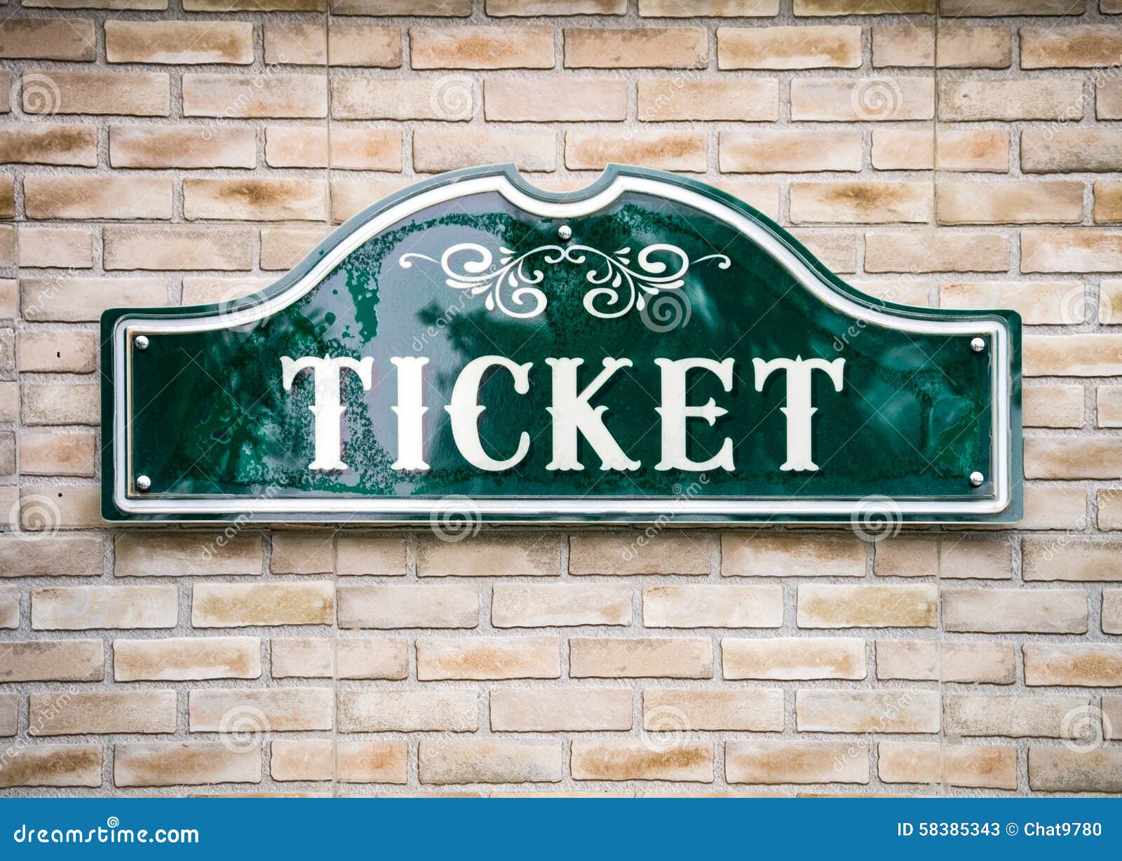 Ticket Sign Royalty-Free Stock Photography | CartoonDealer.com #24927809