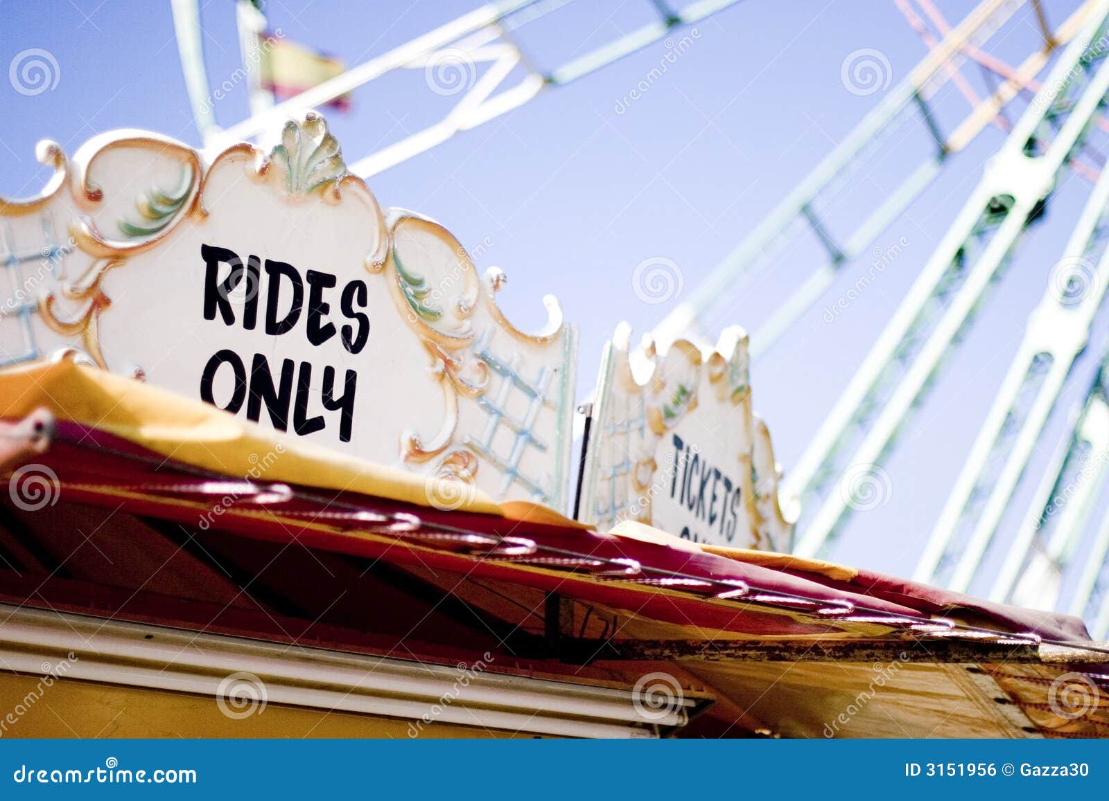 Ticket Stand at a Theme Park Stock Photo - Image of theme, ground: 3151956