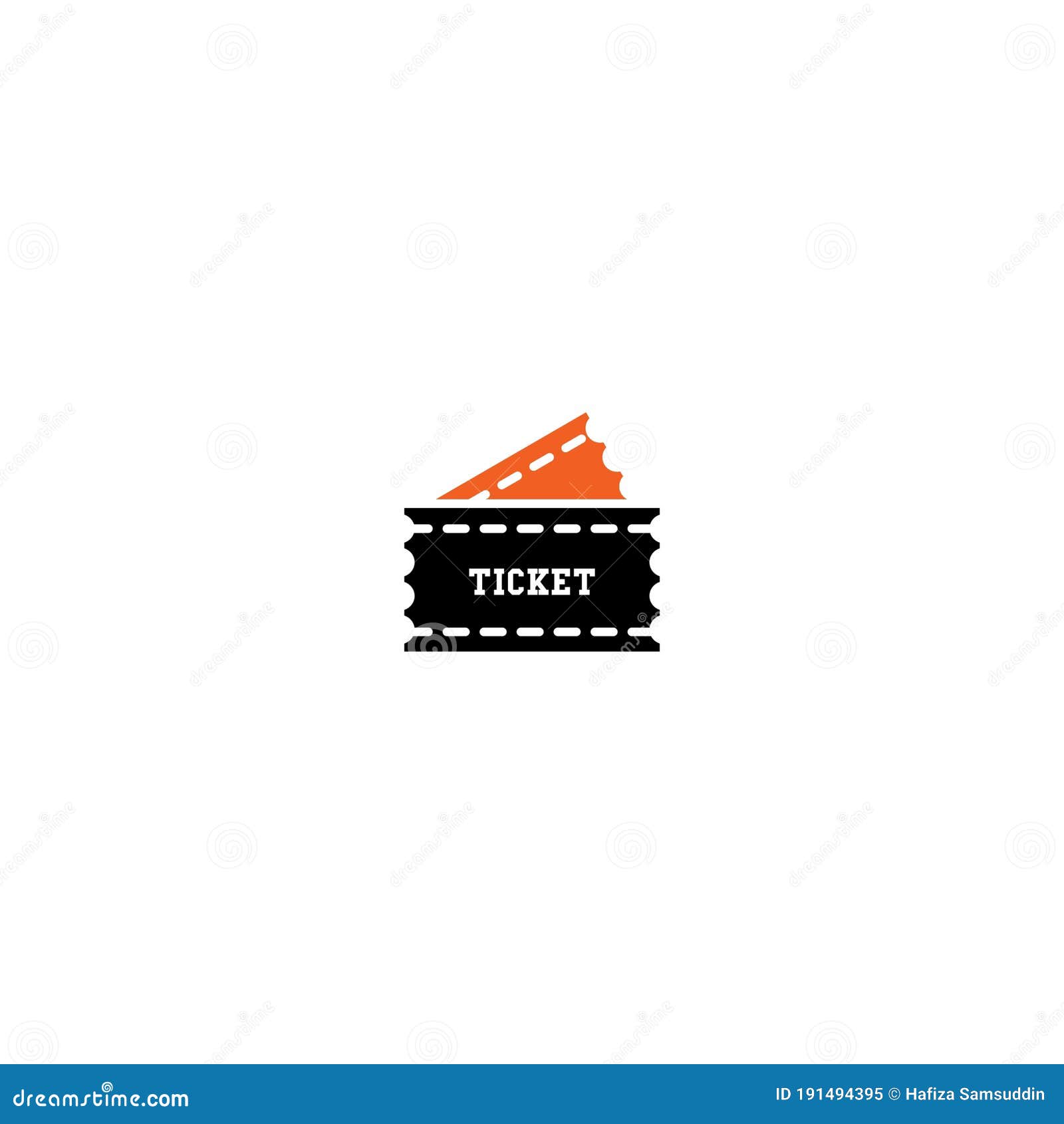 Ticket Stubs Icon. Vector Illustration Decorative Design Stock Vector ...