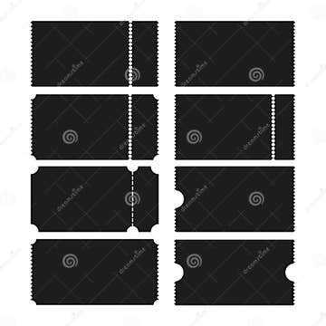 Ticket Template. Vector Realistic Vector Illustration Concept Image ...