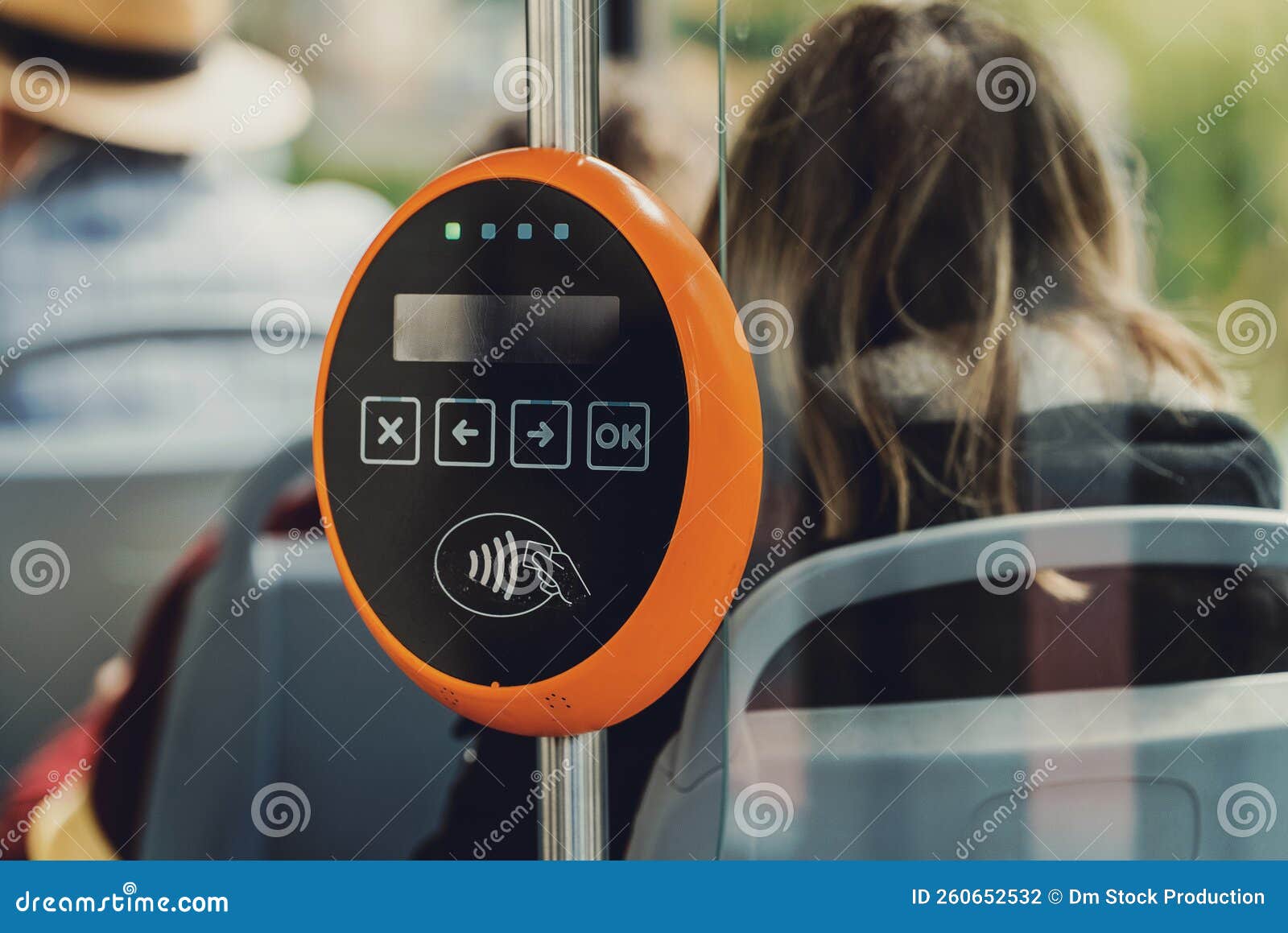 Ticket validation system stock photo. Image of device - 260652532