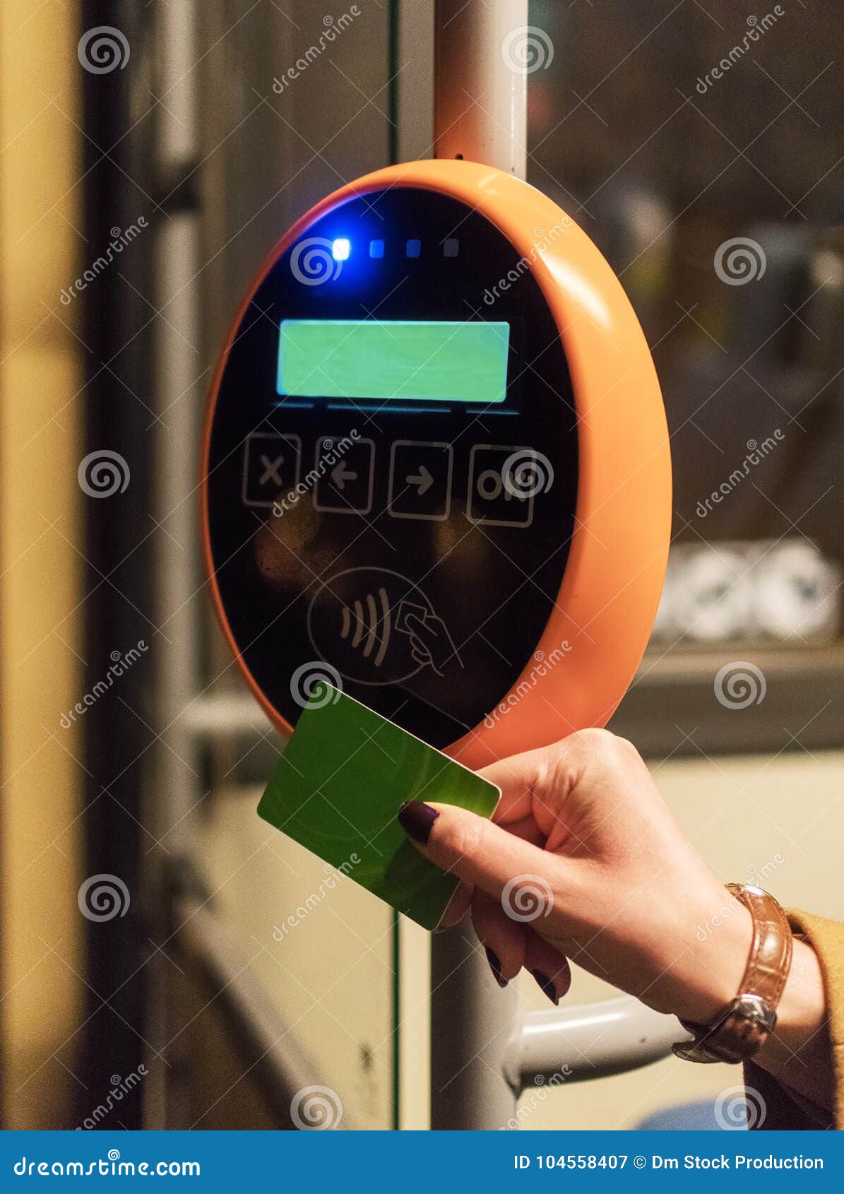 Ticket validation system. editorial photography. Image of plastic ...