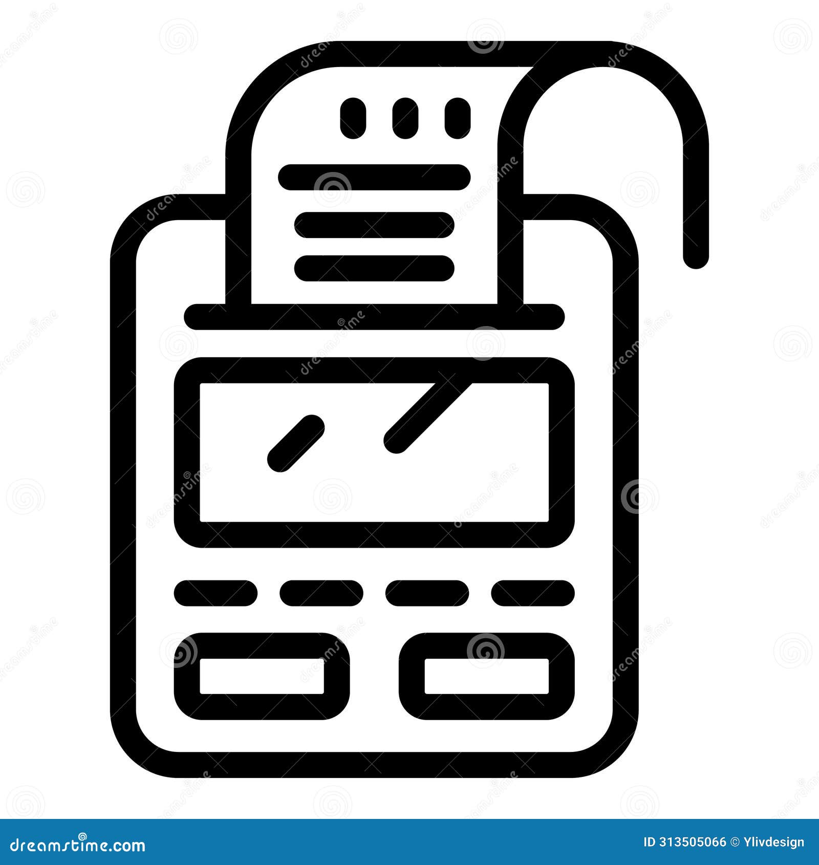 Ticket Vending Machine Icon Outline Vector. Station Payment Machine ...