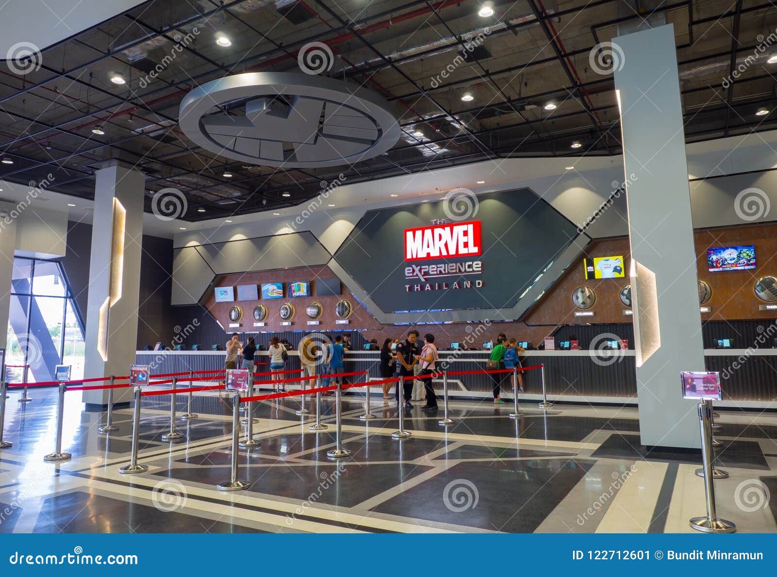 The Ticketing Counter of the Marvel Experience World `s First Hyper ...