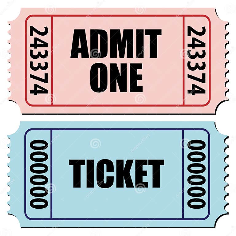 Tickets stock vector. Illustration of festival, admit - 7903771