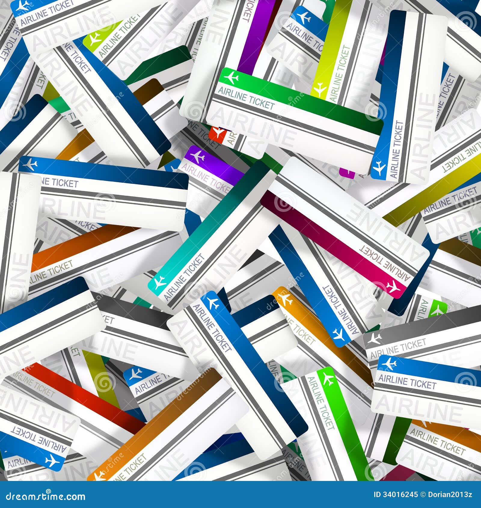 Tickets stock illustration. Illustration of ticket, vacations - 34016245