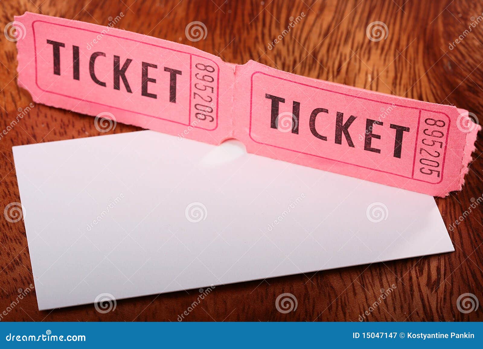 Tickets And Card Picture. Image: 15047147