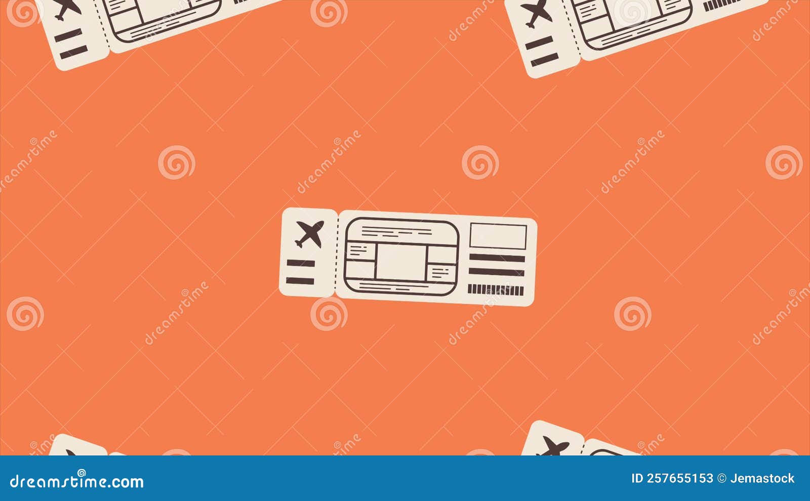 Tickets Flight Pattern Travel Animation Stock Video - Video of footage ...