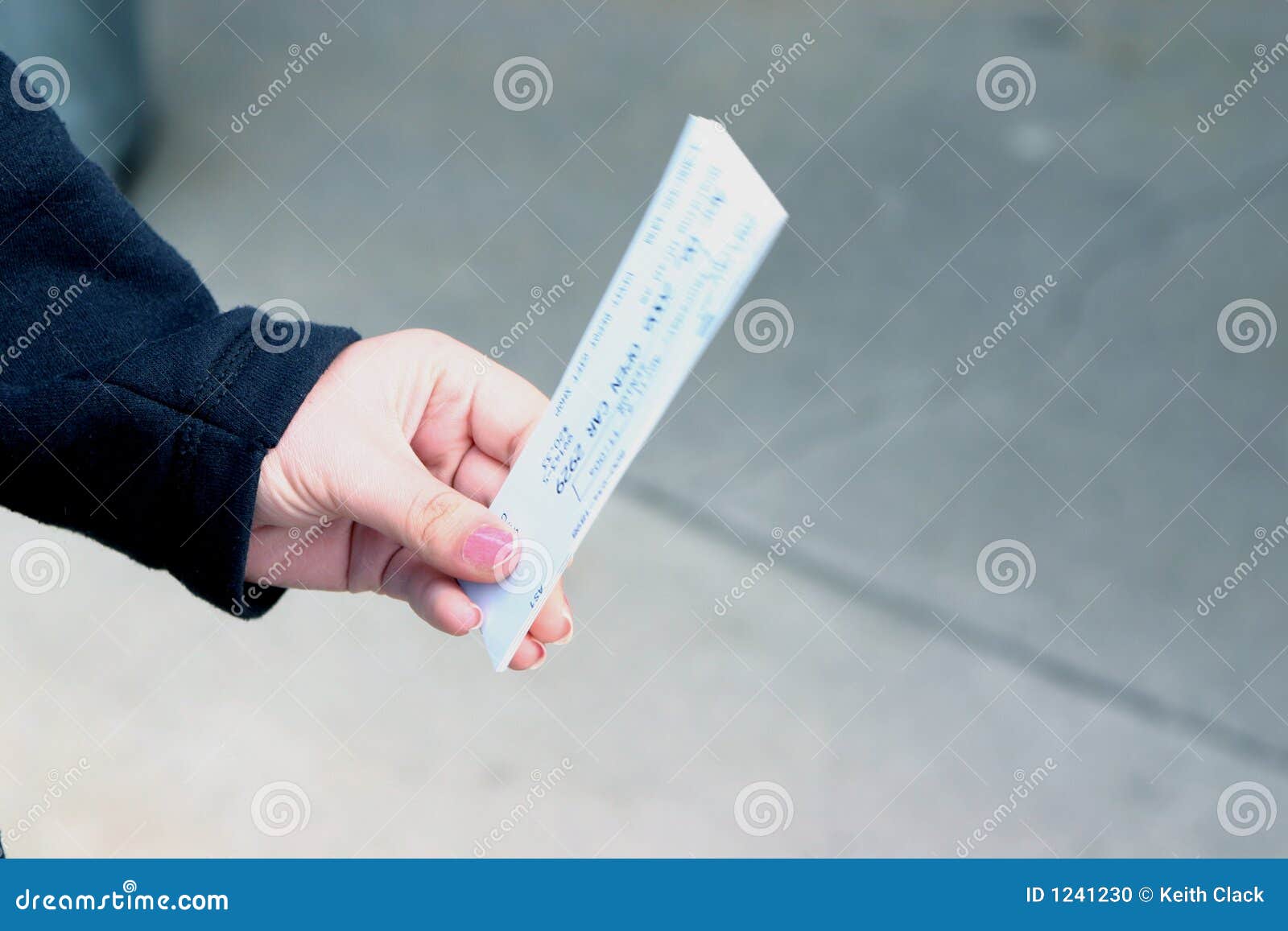 Tickets One stock photo. Image of destination, holding - 1241230