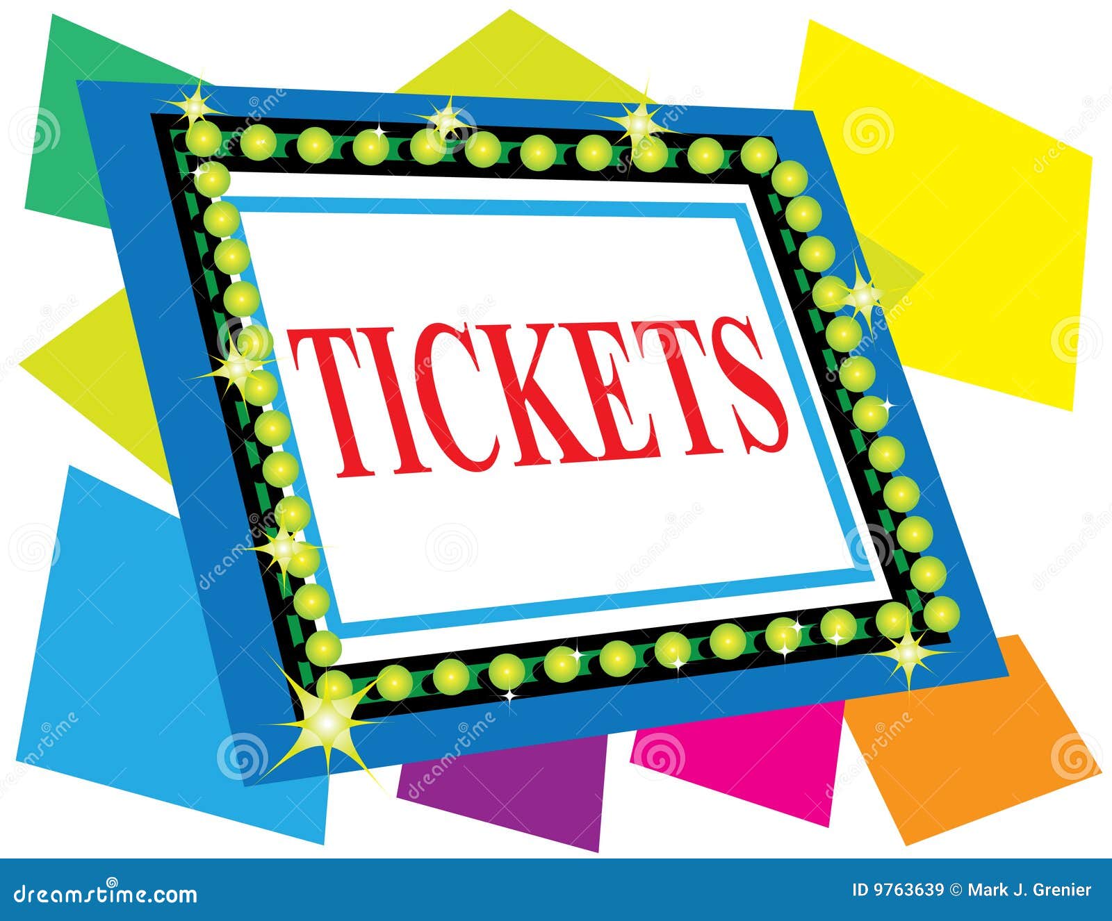 Tickets Sign stock vector. Illustration of vector, leisure - 9763639