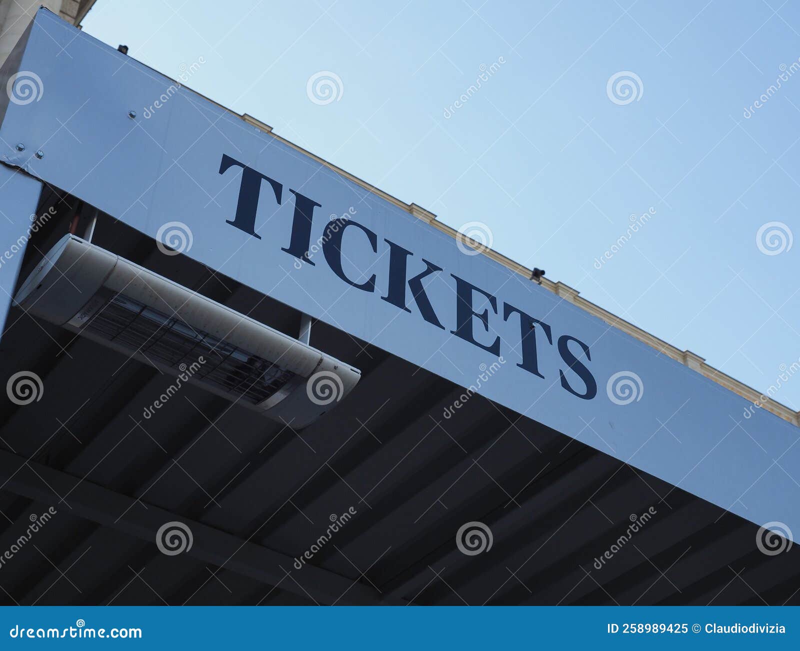 Tickets Sign at Outdoor Ticket Booth Stock Image - Image of event ...