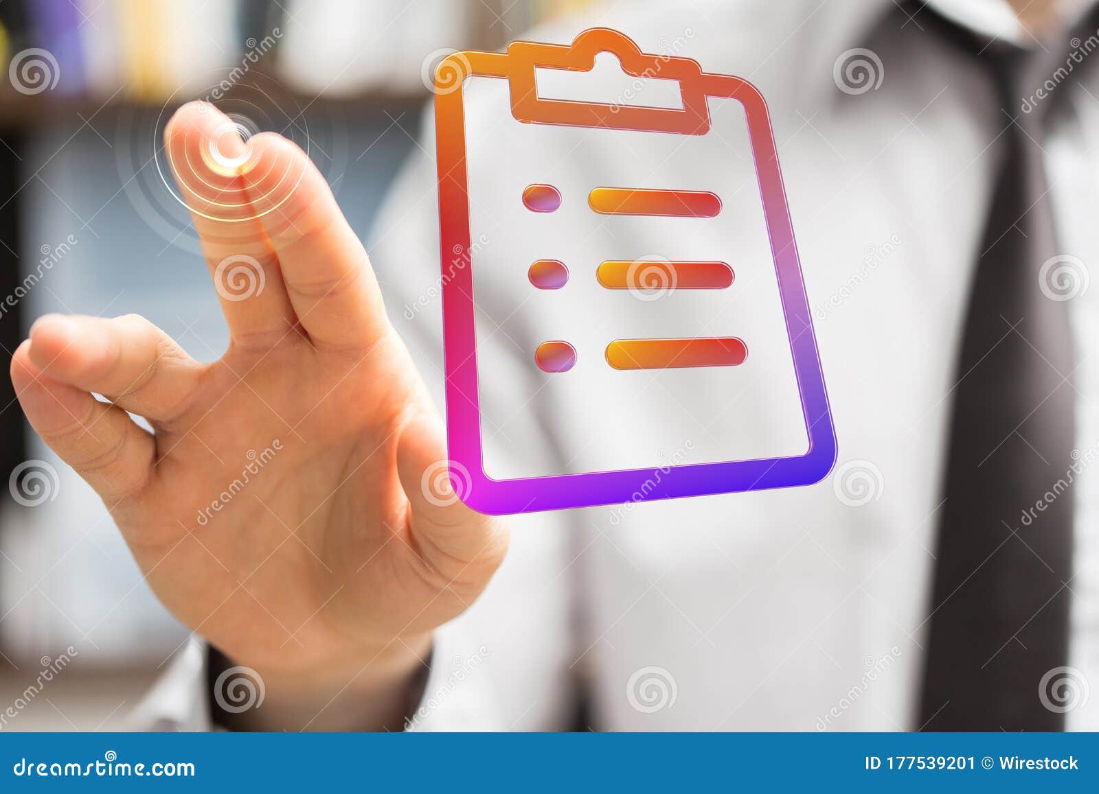 A Ticking Check Box. Check Boxes Cloud Stock Image - Image of person ...