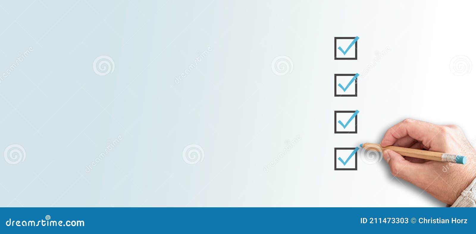 Ticking Checkboxes with Blue Pen on Checklist or To-do-list Stock Image ... Ticking Checkboxes with Blue Pen on Checklist or To-do-list Stock Image ...