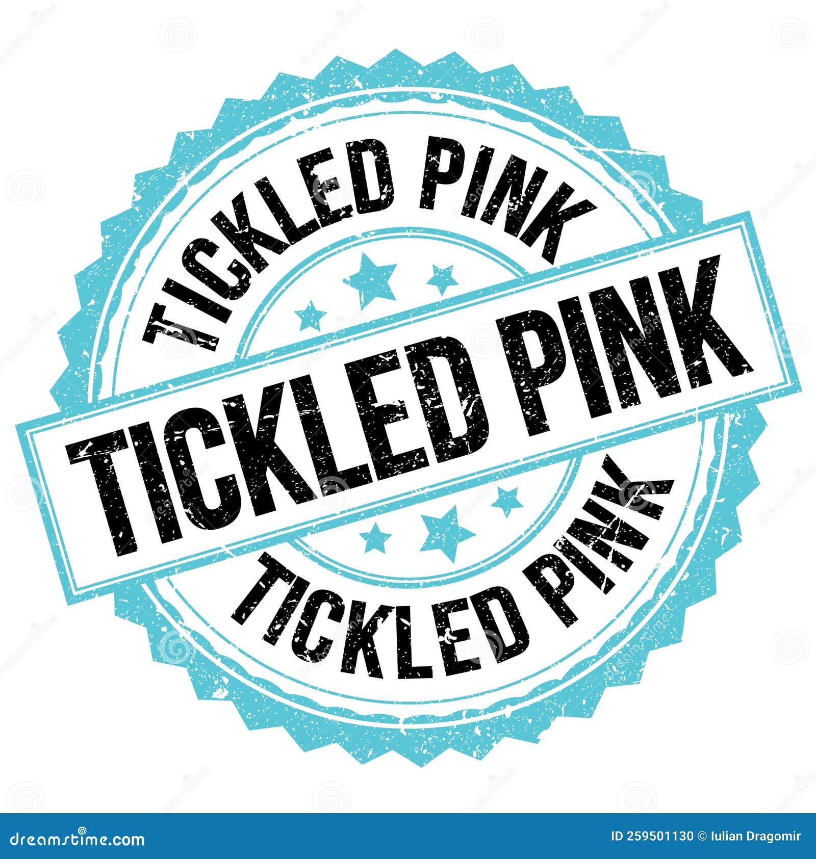 TICKLED PINK Text on Blue-black Round Stamp Sign Stock Illustration ... TICKLED PINK Text on Blue-black Round Stamp Sign Stock Illustration ...