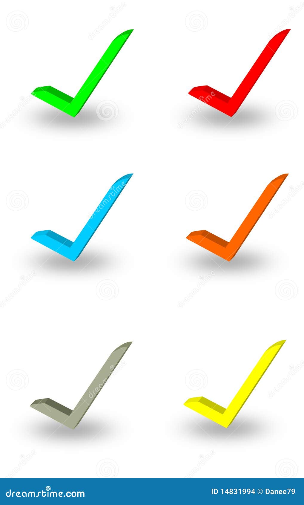 Ticks stock illustration. Illustration of symbolic, yellow - 14831994