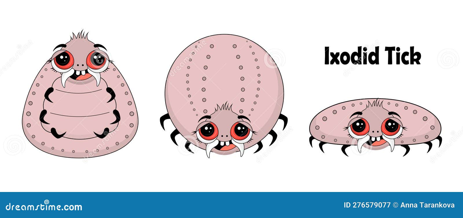 Ticks Characters Set. Pest Control. Ixodid Ticks. INSECT PEST ...