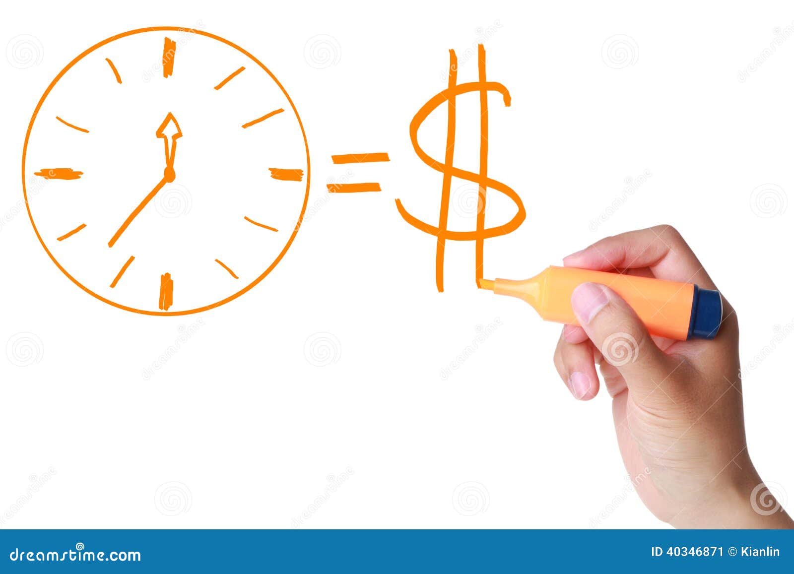 Tid är pengar fotografering för bildbyråer. Bild av planläggning - 40346871