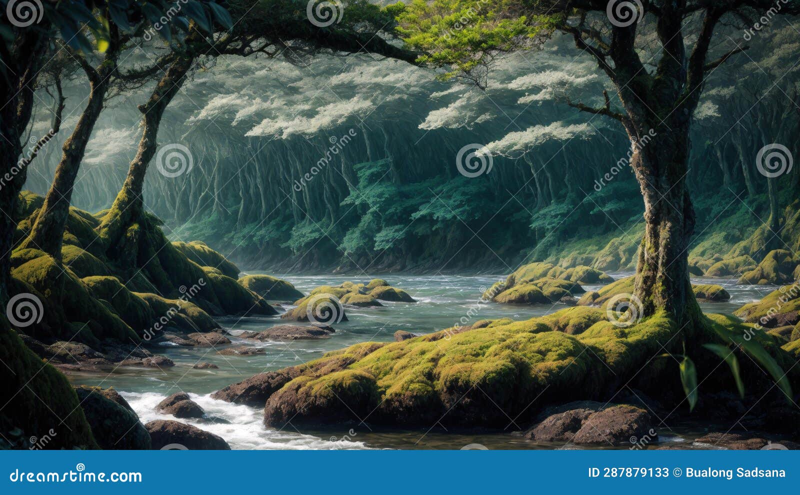 Tidal Forests Of Waveleaf Stock Photography | CartoonDealer.com #287879132