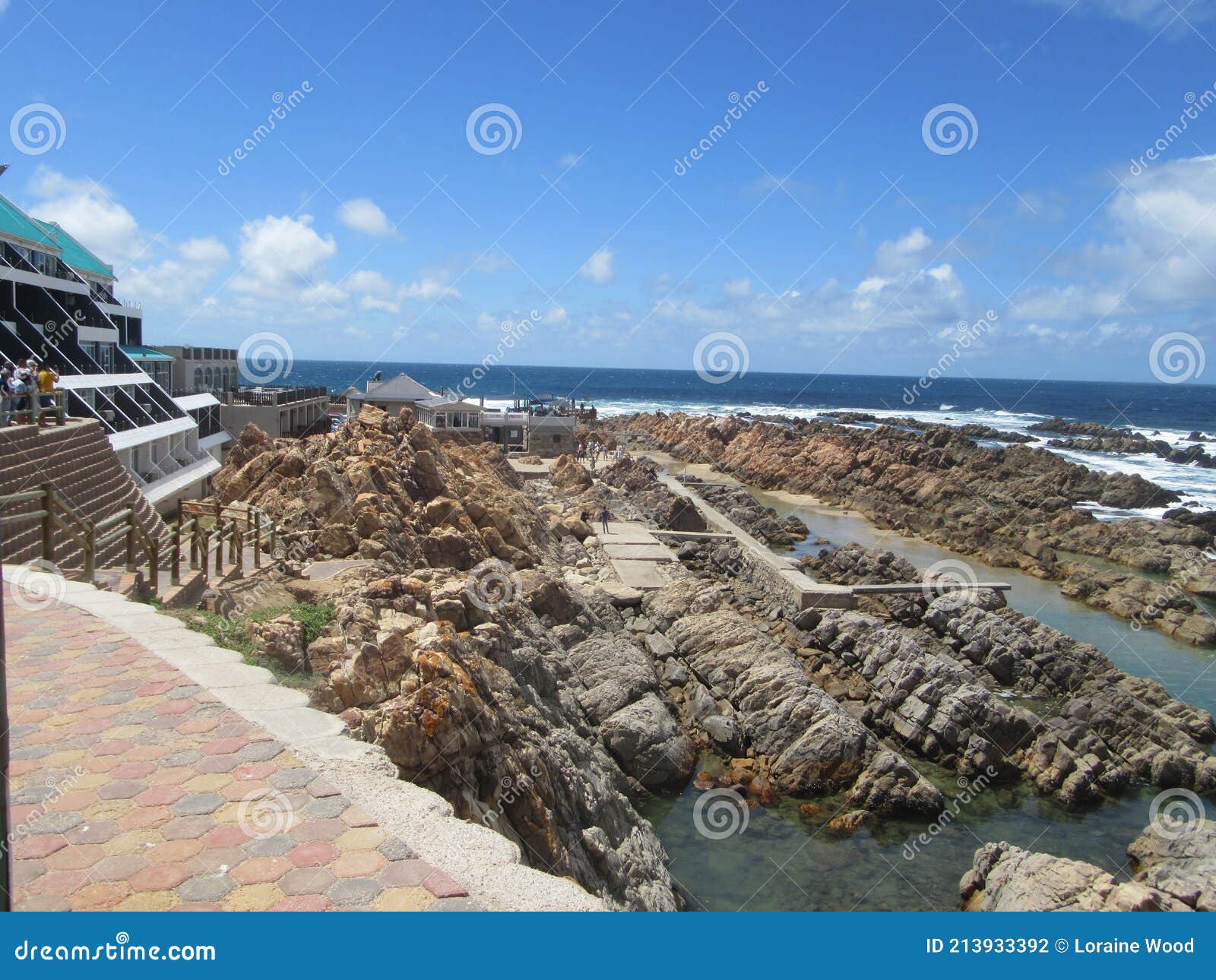 Tidal Pools in Mossel Bay stock photo. Image of cove - 213933392